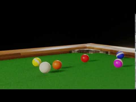 ArtStation - Pool Table Animation/Model (With Rigid body physics test)
