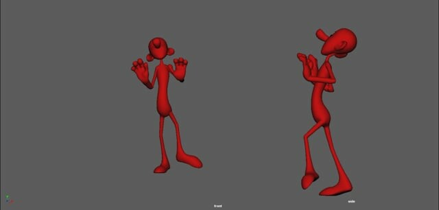 ArtStation - Cartooney walk in Maya