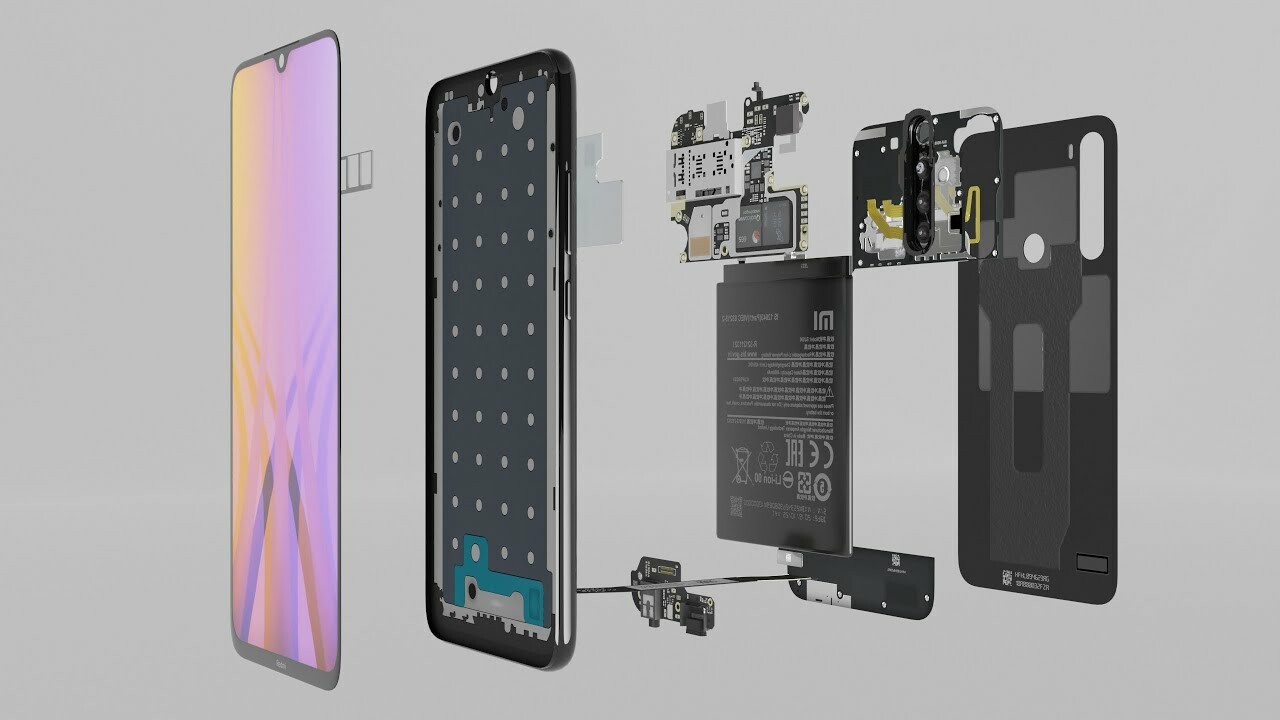 ArtStation - Redmi Note 8 breakdown