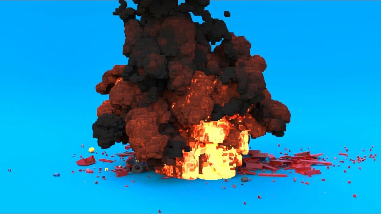 ArtStation - Lego Explosion + Breakdown
