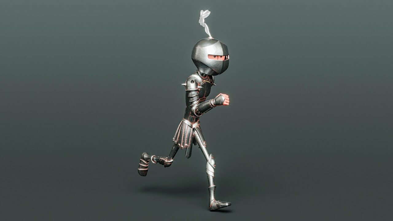 ArtStation - Character run animation