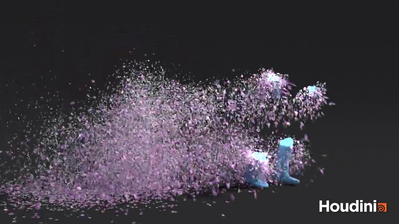 ArtStation - Houdini-Particles Practice