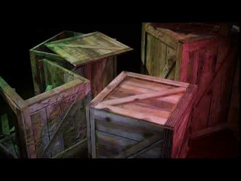 ArtStation - Water Damaged Crates 5pc Set