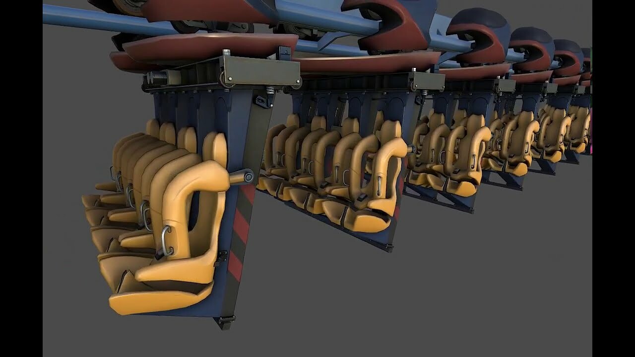 ArtStation - Theme Park Studio (Roller coasters)