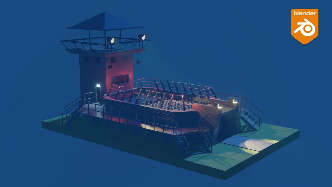 ArtStation - Raptor Pen from Jurassic Park