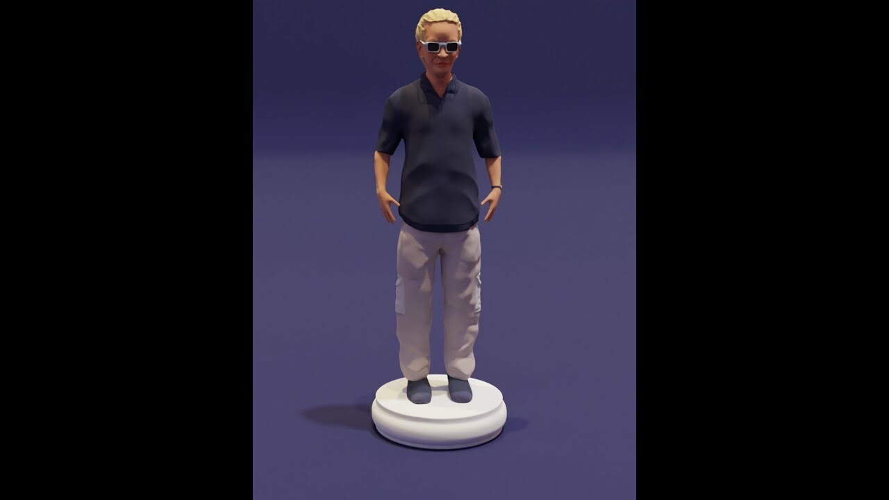 ArtStation - character sculpt for3d printinting