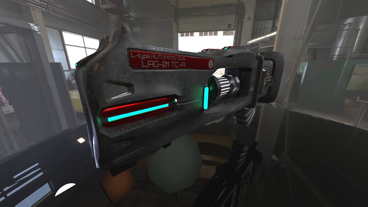 ArtStation - Sci-fi heavy laser rifle/railgun