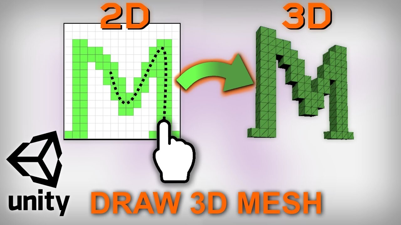 ArtStation - Mesh pencil 2d drawing to 3d mesh generator