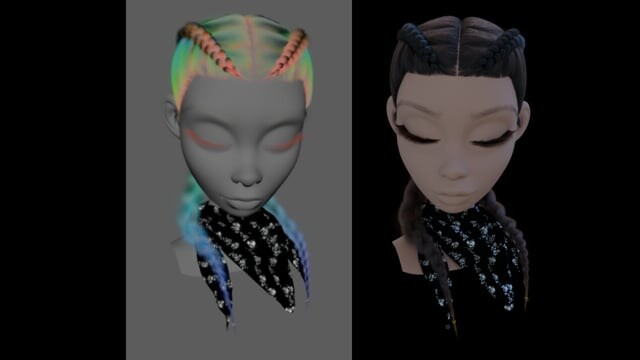 ArtStation - Braids with Yeti