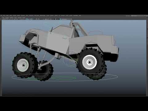 ArtStation - Monster Truck Rig