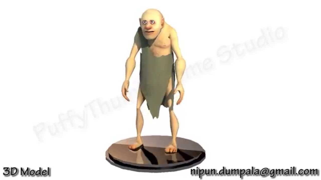 ArtStation - Cavemen 3D Model