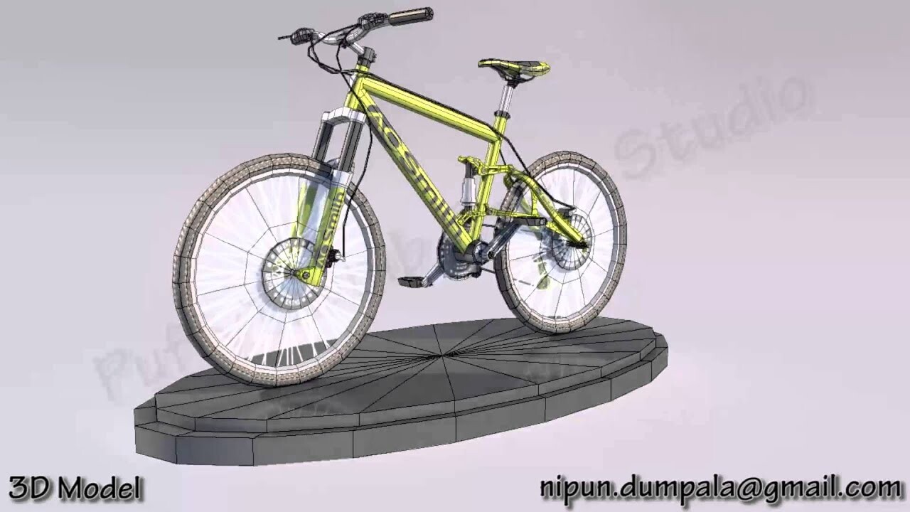 ArtStation - Mountain Bike 01 3D Model