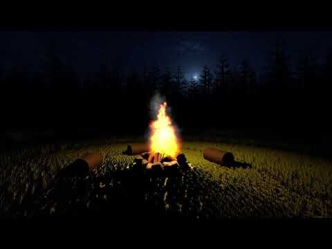 ArtStation - Campfire in the Woods