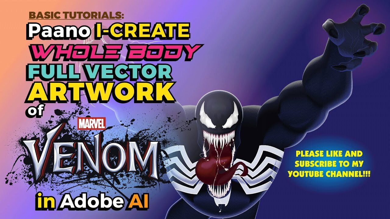 ArtStation - Russell Basic Tutorials 002 (Venom Whole Body)