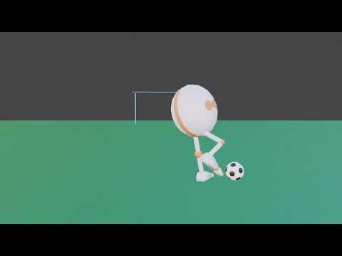 ArtStation - Football Kick Animation in Blender