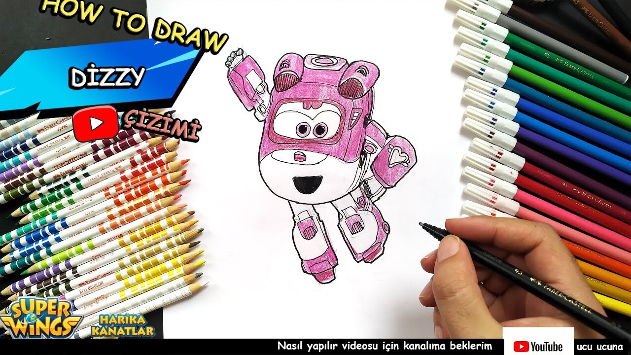 ArtStation - Super Wings Dizzy Draw