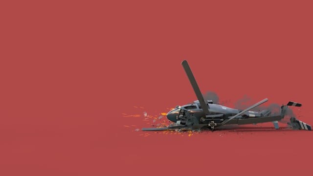 ArtStation - Helicopter Crash