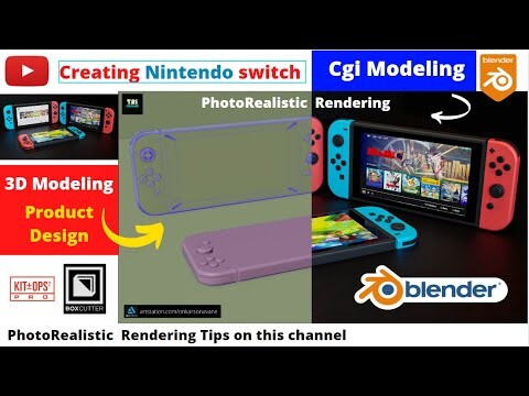 ArtStation - Nintendo Switch 3D Cgi Product Modeling High Poly