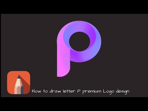 ArtStation - HOW TO DRAWING LETTER P LOGO DESIGN ON SKETCHBOOK PRO