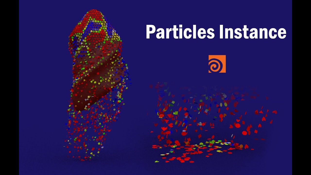 ArtStation - Houdini Particles Instance ( Hip File )