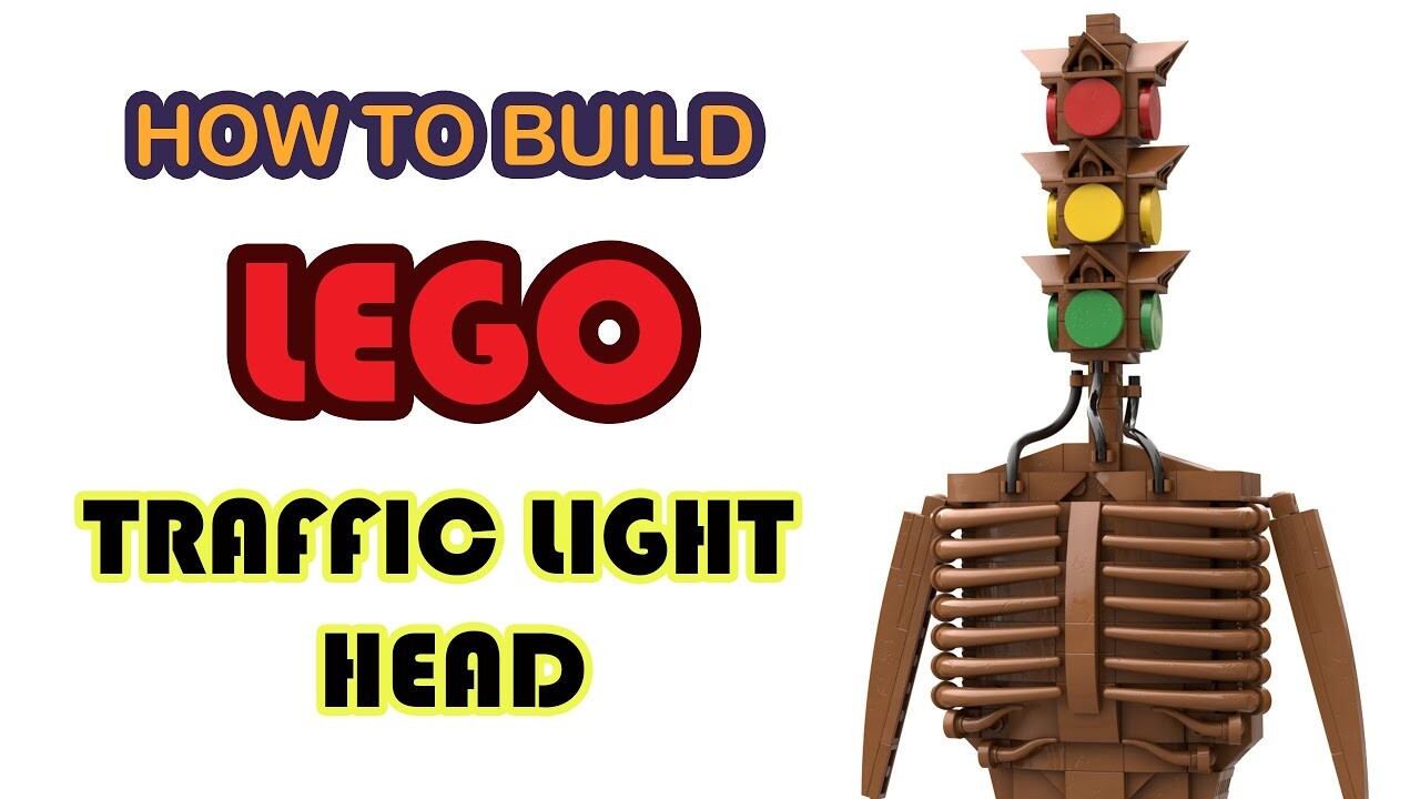ArtStation - Lego Traffic Light Head Tutorial - BMD MOC