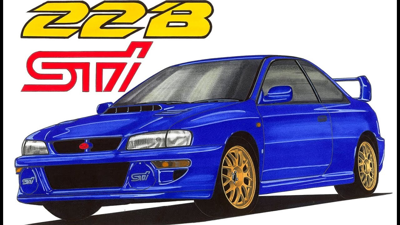 ArtStation - Subaru Impreza 22B