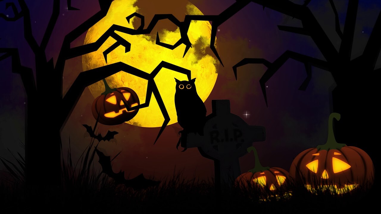 ArtStation - Cartoon Halloween Animation