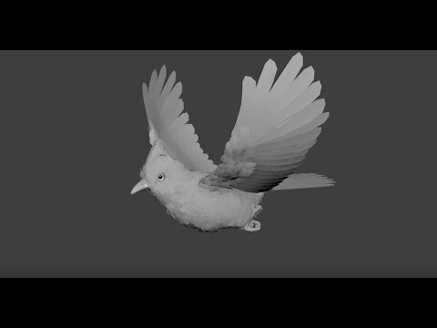ArtStation - Flying Bird Animation