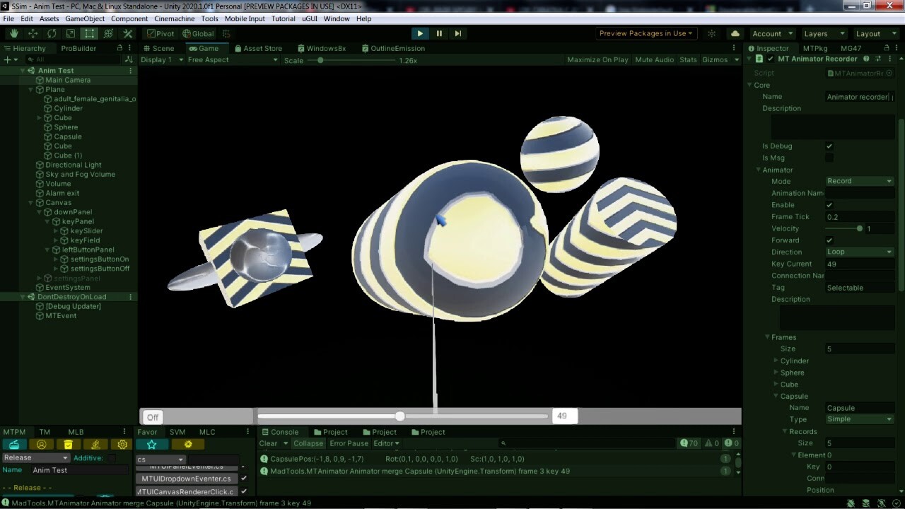 ArtStation - Runtime animation editor Concept2