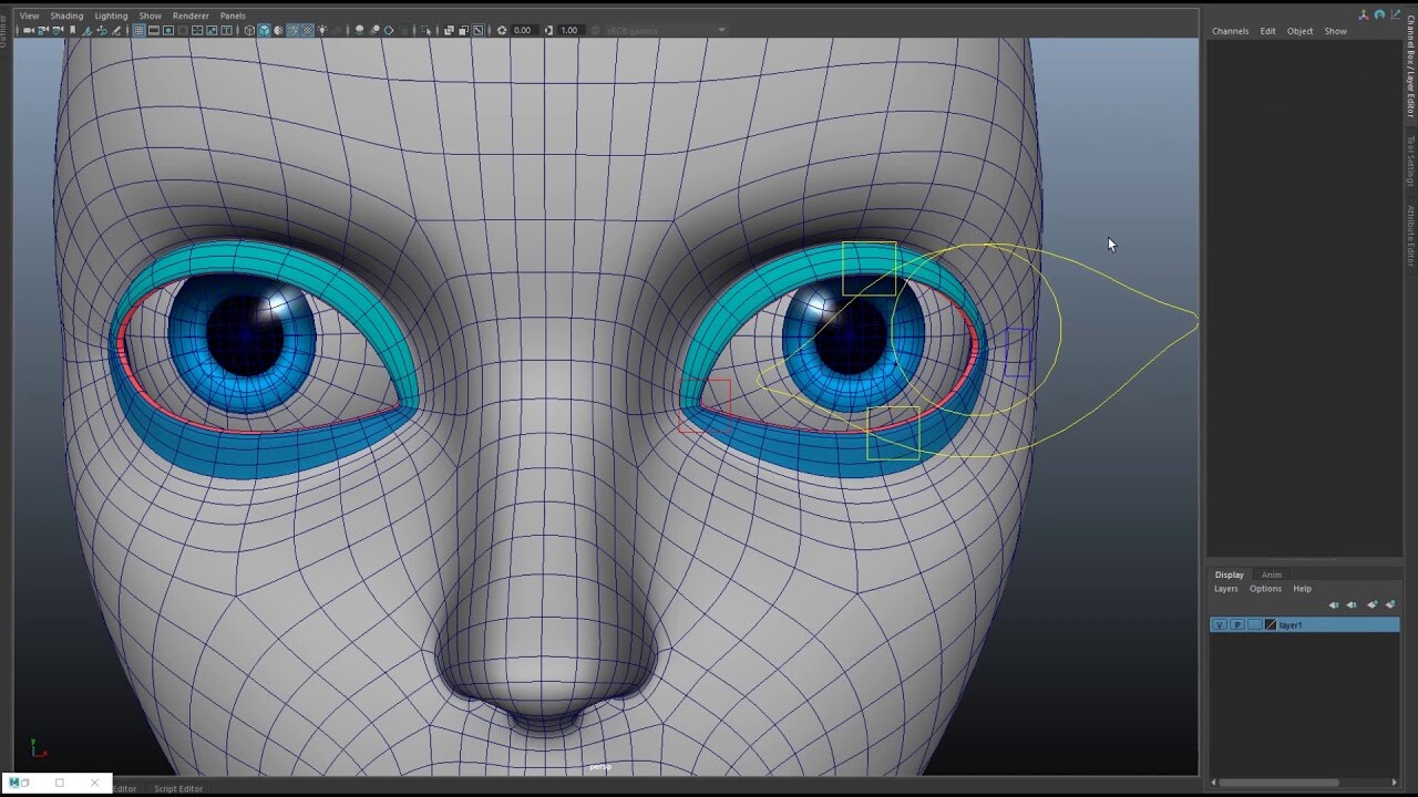 ArtStation - rigging Eyelid