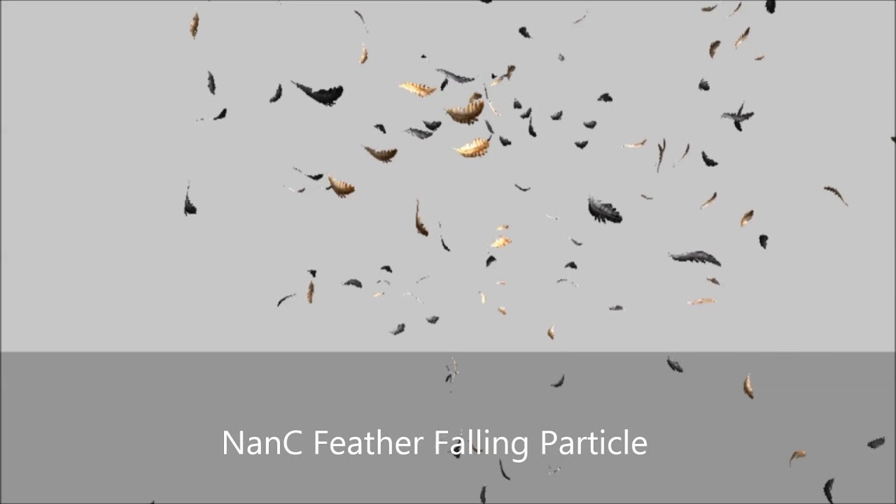 ArtStation - Feather Falling Particle