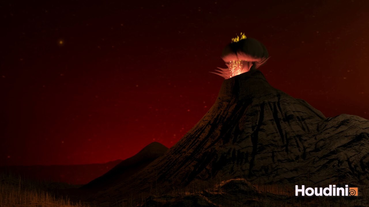 ArtStation - Volcano Simulation