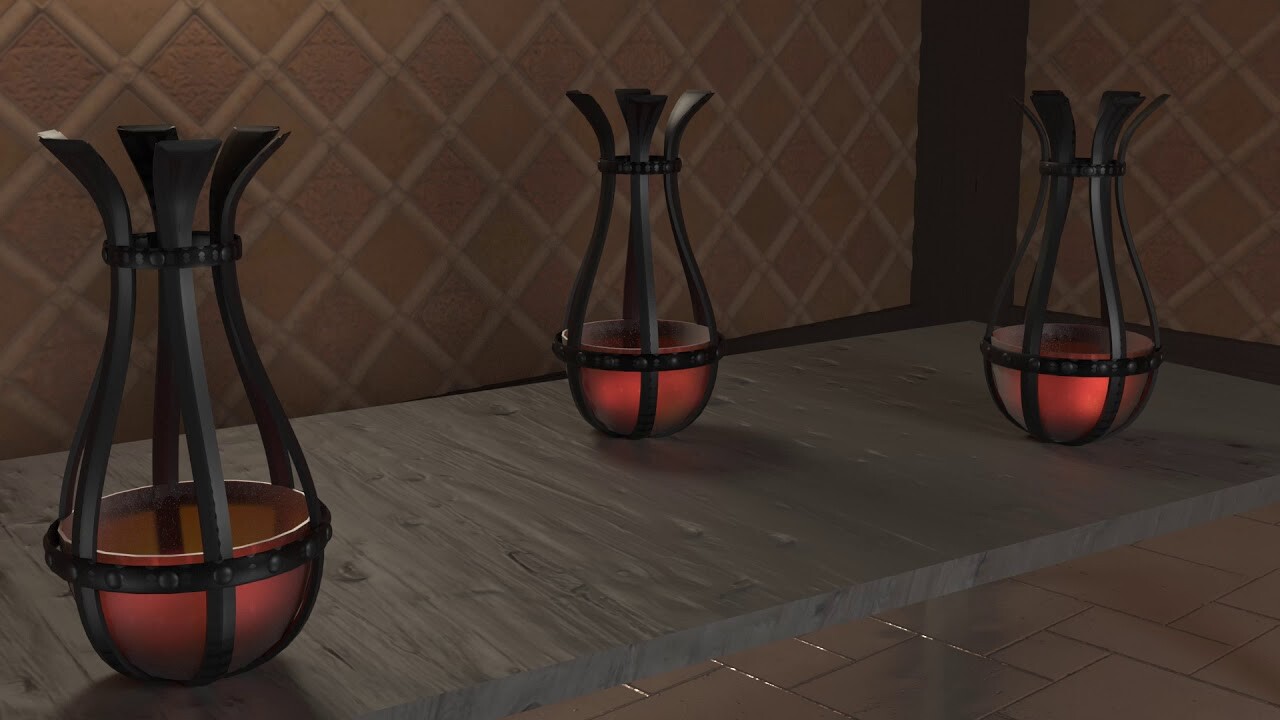 ArtStation - Fire Braziers