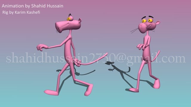 ArtStation - Pink_Panther_Walk