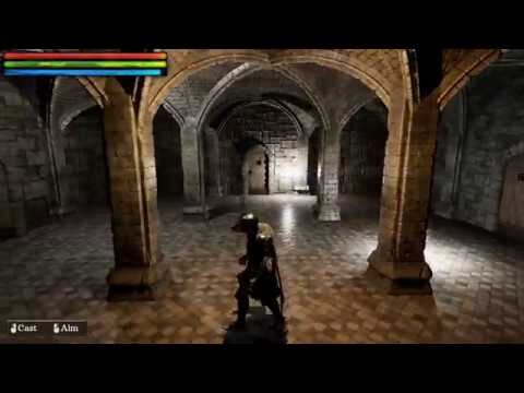 ArtStation - UE4 Dungeon Prototype - Light Wisp Spell