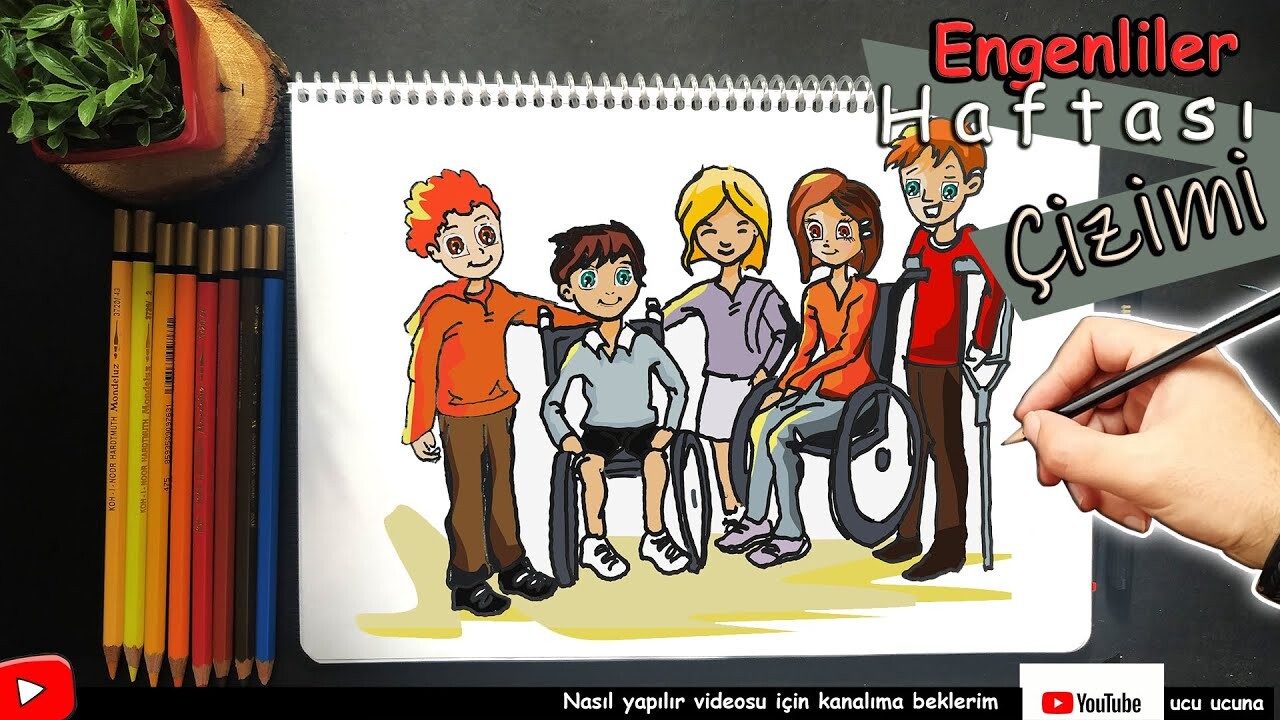 ArtStation - International Day of Disabled Persons drawing