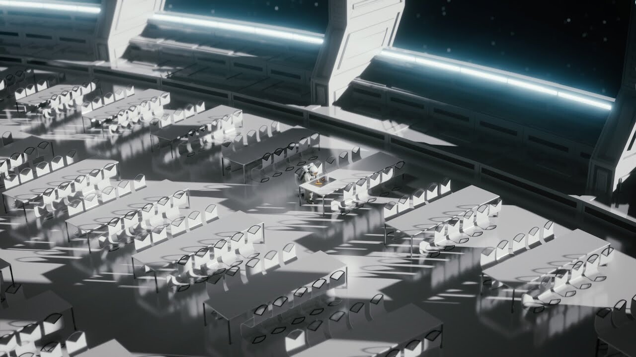 ArtStation - Space Cafeteria