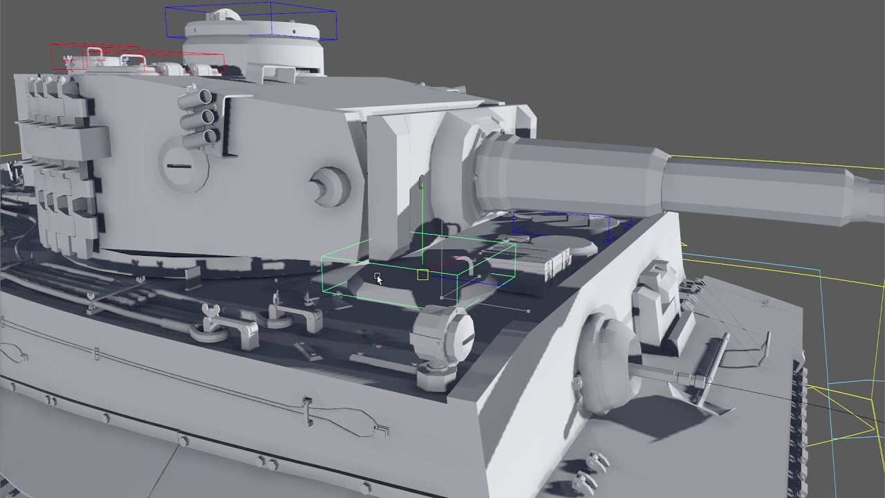 ArtStation - Tiger Tank Rig Showcase