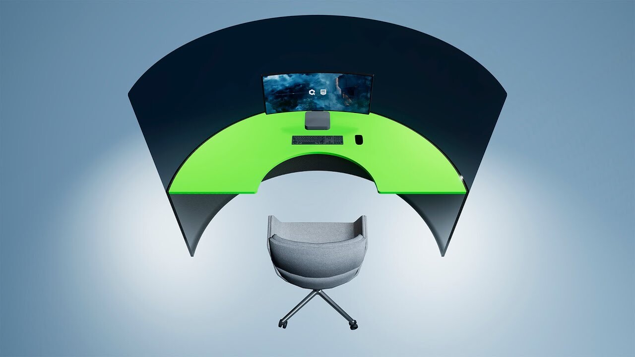 ArtStation - Personal office workstation concept