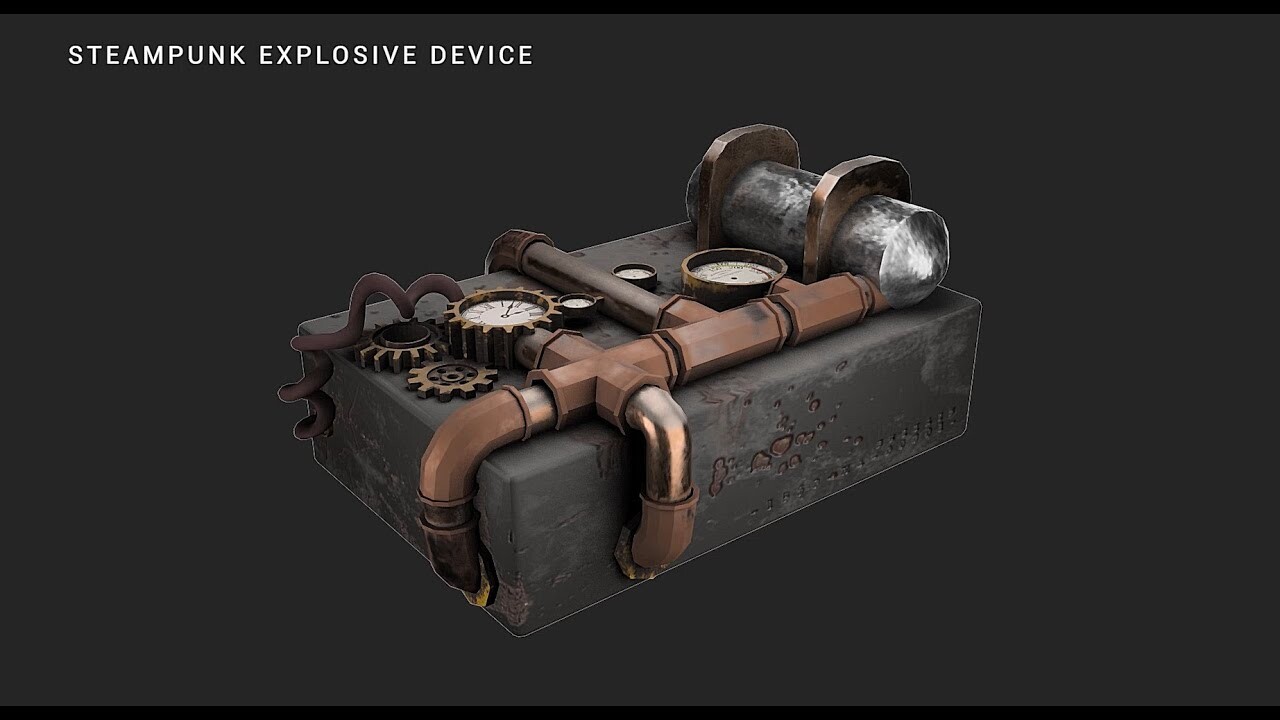 ArtStation - Steampunk Explosive Device
