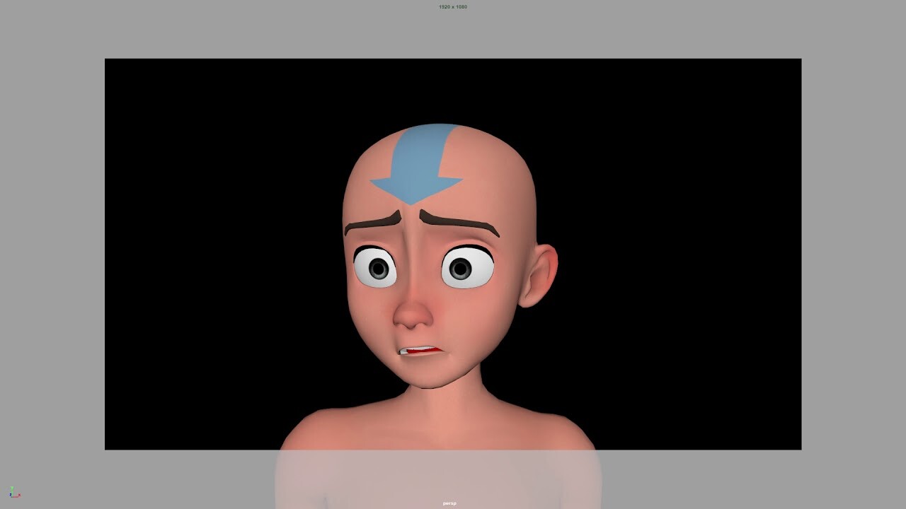 ArtStation - Aang Facial animation