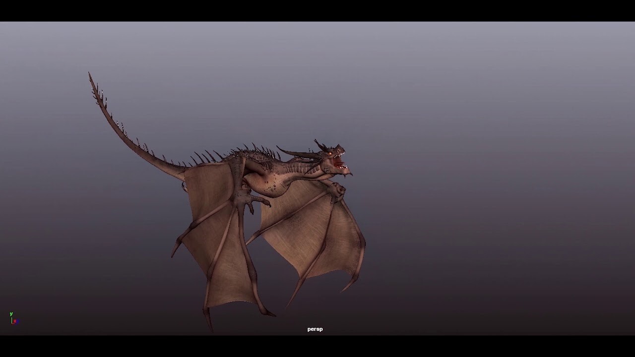 ArtStation - Dragon 3d animation