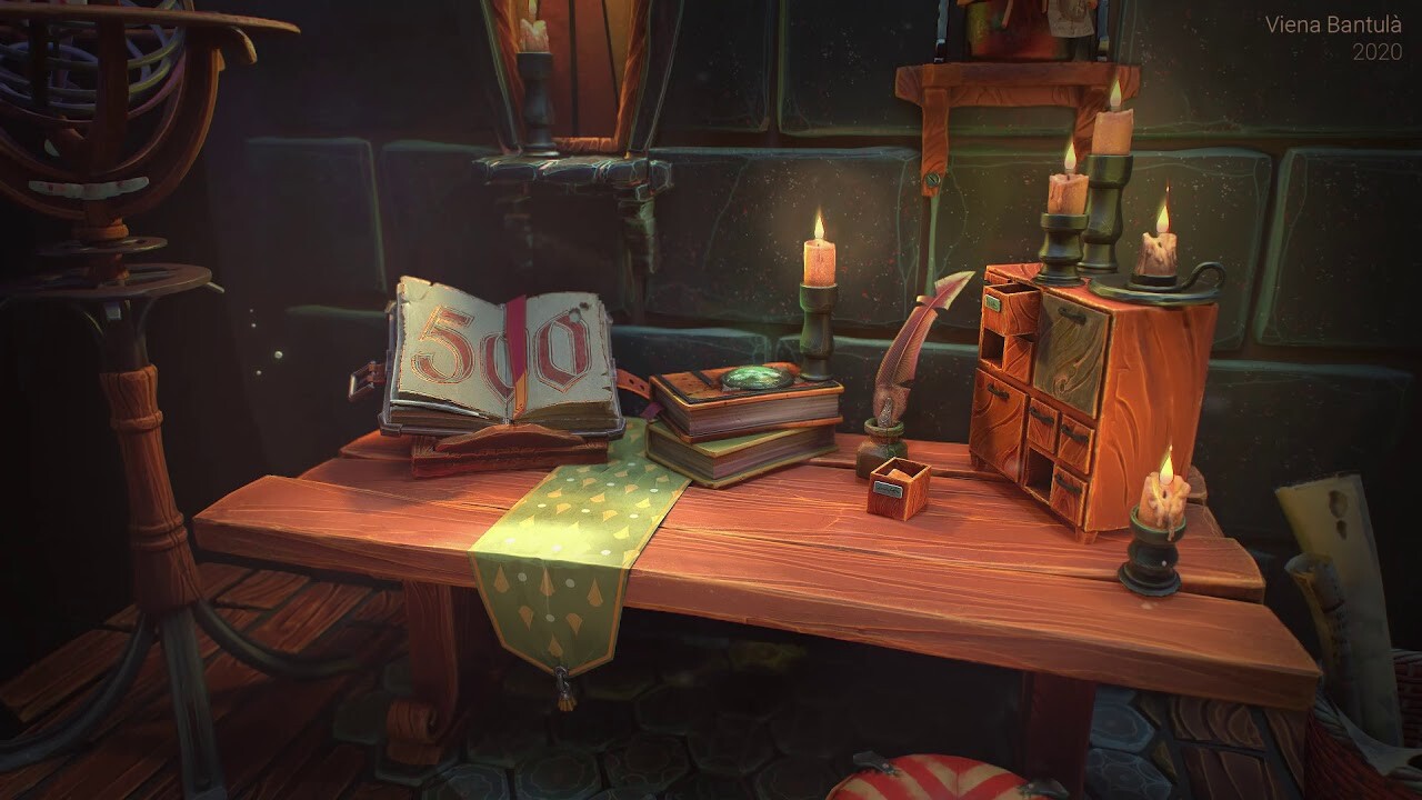 ArtStation - The Alchemist Desk