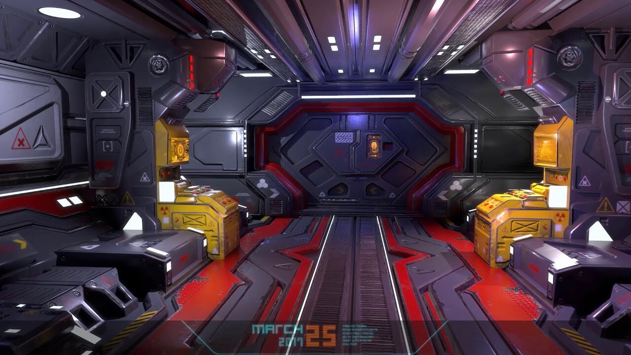 ArtStation - SCI-FI room