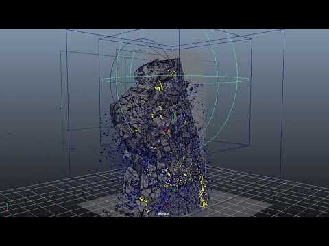 ArtStation - maya fx building destruction