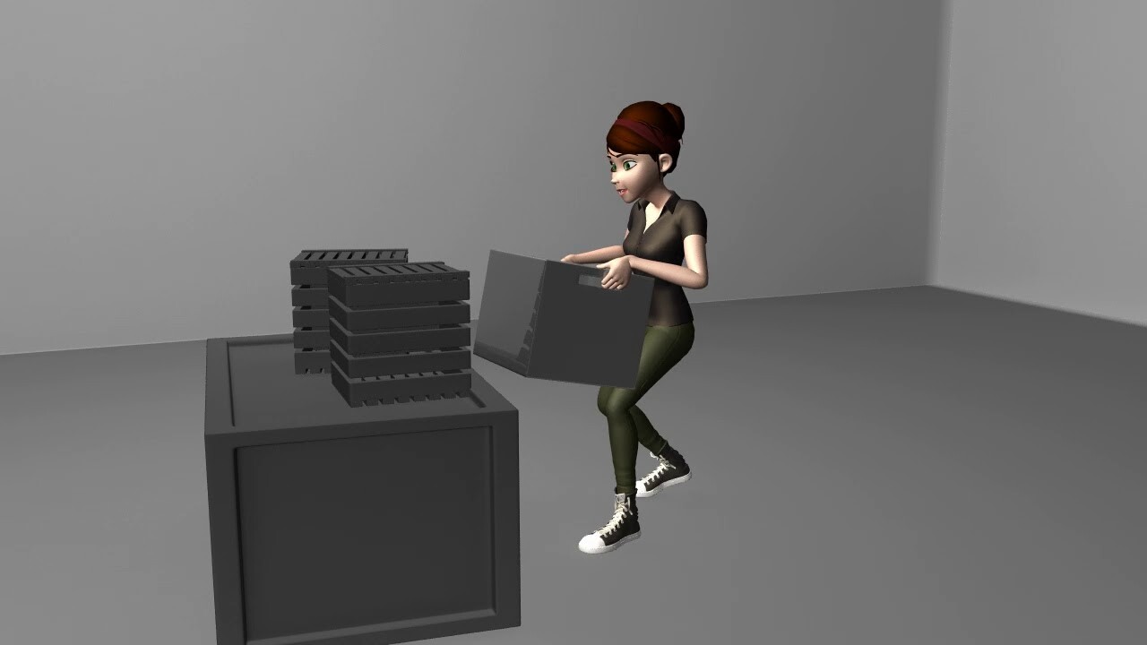 ArtStation - 3D WEIGHT LIFITING ANIMATION