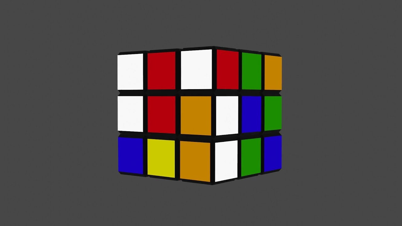 ArtStation - Rubik's Cube animé