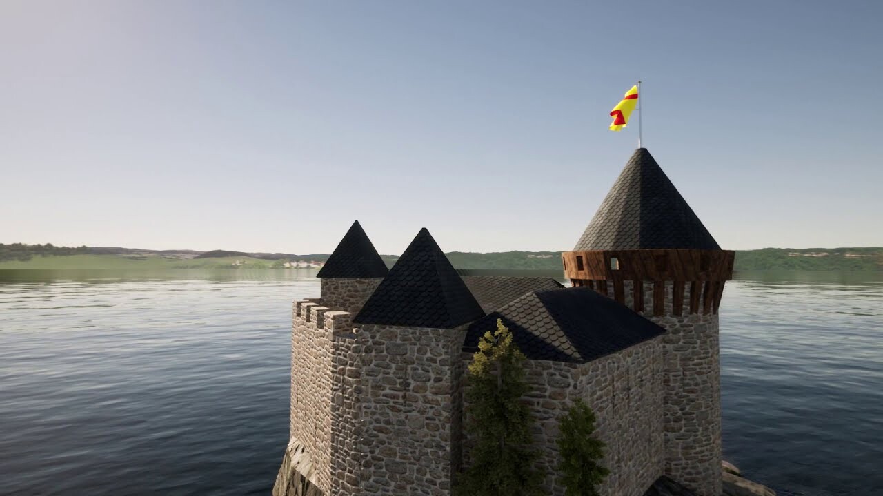 ArtStation - 1400s Castle Reconstruction (Narrated video)
