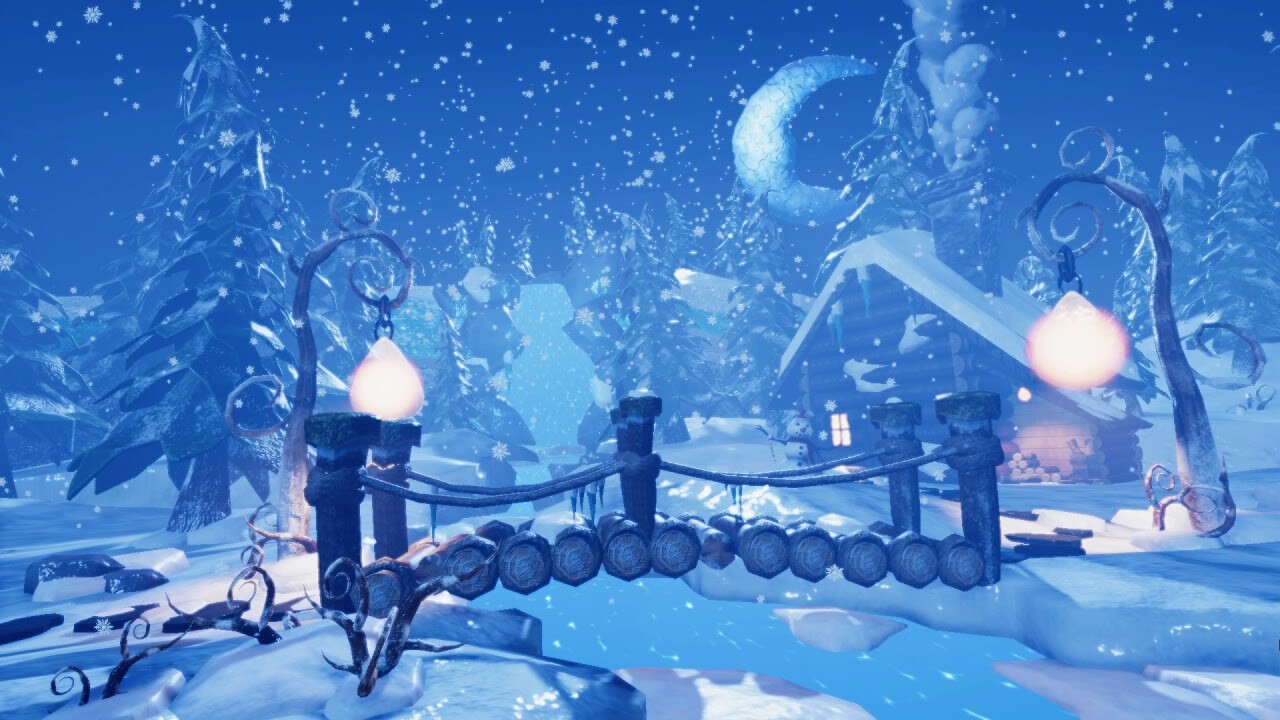 ArtStation - Magical Winter Night