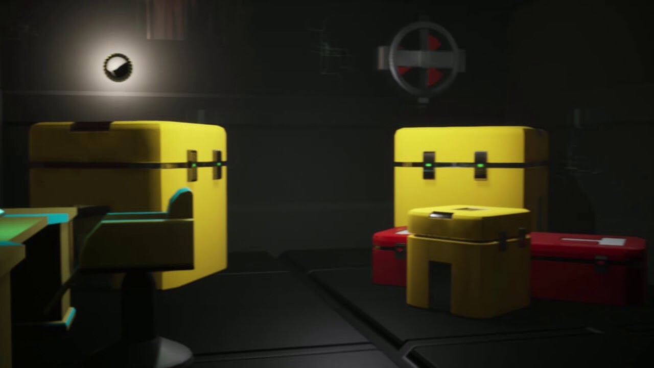 ArtStation - Sci-fi Utility Room